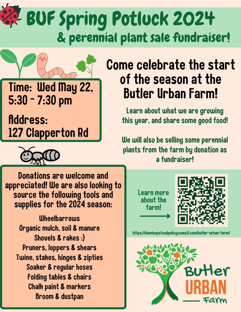 BUF Start of Season Potluck - Kamloops Food Policy Council